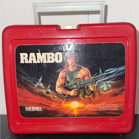 Thermos | Other | Thermos Rambo Red Lunchbox | Poshmark